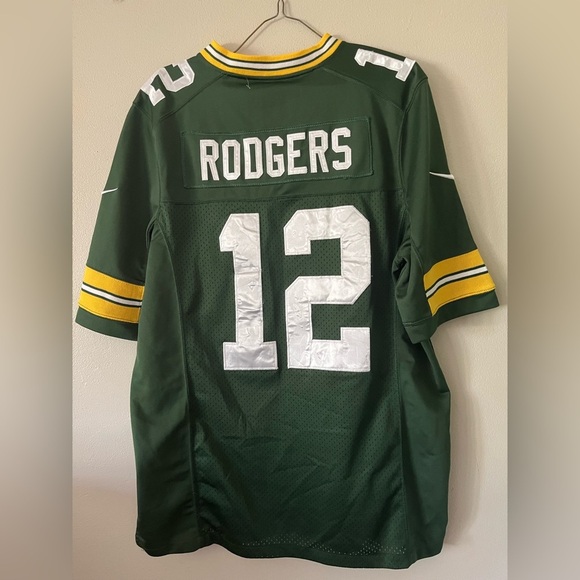 Nike | Shirts | Nfl Jersey Green Bay Packer Jersey Number 2 Rodgers Medium Football Sports ...